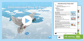 International Day of Peace Word Search (teacher made)