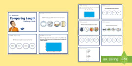 Length Challenge Cards (Teacher-Made) - Twinkl