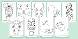 Animal Role Play Masks - Animal Mask Templates - Twinkl