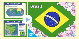 Brazil Mind Map (teacher made) - Twinkl