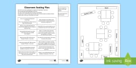 Classroom Seating Plan PowerPoint | Editable Template