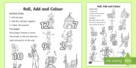 Circus Bar Graph Activity Worksheet (teacher made) - Twinkl