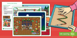 Winter Mark Making Image Reveal Activity (teacher made)