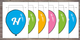 Months of the Year Display | Balloon Display Classroom