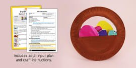 Easter Paper Plate Basket Craft Instructions PowerPoint - craft