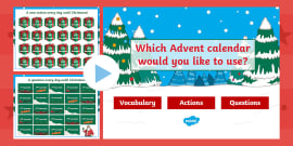 Advent Facts: Christmas Advent Calendar PowerPoint - Twinkl