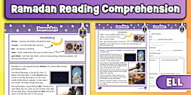Ramadan Trace and Color Worksheet
