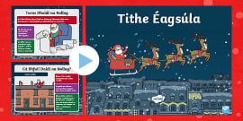 A Christmas Collar Story PowerPoint Gaeilge