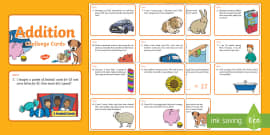 Maths Problems Challenge Cards | Maths Resources - Twinkl