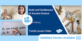 Ancient Greek Gods and Goddesses KS2 Information Posters
