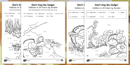 Don't Hog the Hedge! Friendship Hedgehog Worksheet / Worksheet