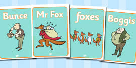 Mr Fox Wanted Poster Worksheet Pack (Lehrer gemacht)