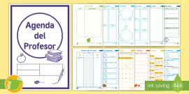 Agenda del Profesor (Teacher-Made) - Twinkl