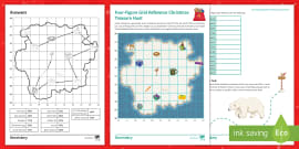 Teaching Grid Reference Pirate Map
