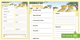 Parrots Fact File Template - Twinkl - KS2 (teacher made)