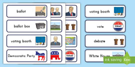 Presidential Election Bingo (teacher made) - Twinkl
