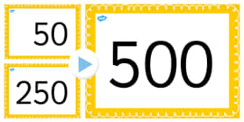 Counting in 50s Worksheet - Count by 50 Maths Resource