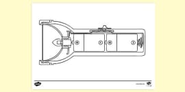 FREE! - Torch Colouring Sheet - Primary School - Twinkl