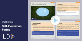 Editable School Self-Evaluation Form (SEF) (teacher made)