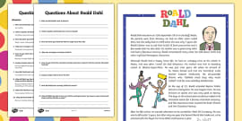 Roald Dahl Biography and Facts for Kids | Teaching Wiki
