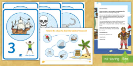 Pirate Treasure Ten-Frame Counting Activity (teacher made)