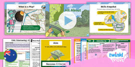 Map Skills KS2 - Basic Map Reading - OAA PE Lesson - Year 5