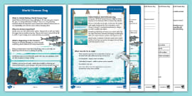 World Oceans Day Activities | Teaching Pack | Year 1-2