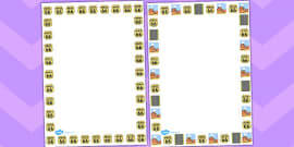 Robin Hood Portrait Page Borders (profesor hizo) - Twinkl