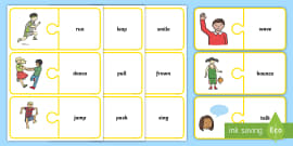 Pictures of Verbs to Print | Verb Cards | Primary Resources