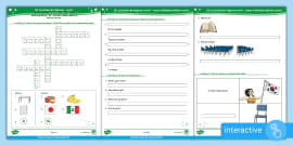 ESL Curriculum Level 1, Lesson 3 Worksheet (teacher made)