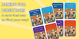 Preposition of Direction Examples Flashcards | Twinkl