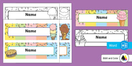 Editable Happy Campers! Cubby Labels (teacher made) - Twinkl