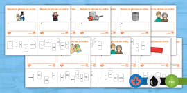 CVC Words Beginning and Ending Sounds Activity Pack French