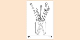 FREE! - Specimen Jar Colouring | Colouring Sheets - Twinkl