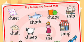 sh Sound Playdough Mats (Hecho por educadores) - Twinkl