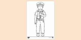 What Does A Police Officer Do? KS1 Reading Comprehension