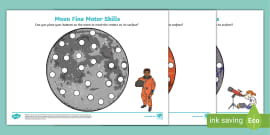 Twinkle, Twinkle, Little Star Button Placing Fine Motor