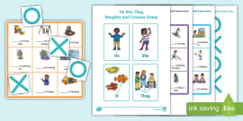 He, She, They And It: Personal Pronouns Board Game | Primary