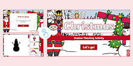 Christmas Verbs Interactive Matching Game (teacher made)