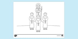 FREE! - Matthew Disciple Colouring Sheet (teacher made)