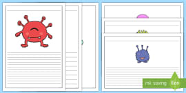 Name the Alien Themed Wanted Poster (teacher made) - Twinkl