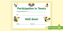 Sports Week Certificate Of Participation (Teacher-Made)
