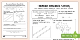 KS2 Tanzania Fact Cards (teacher made) - Twinkl
