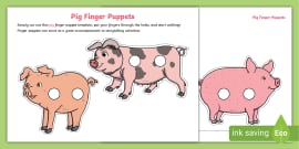 FREE! - Guinea Pig Finger Puppets (teacher made) - Twinkl