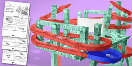 Design a Marble Run Worksheet / Worksheets