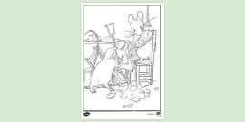 FREE! - Sliced Ham Colouring | Colouring Sheets - Twinkl