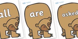 FREE! - Word Cards to Support Teaching on Brown Bear, Brown Bear