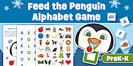 Feed the Monkey Counting Game for PreK-K