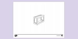 FREE! - Cardboard Box Colouring Sheet | Twinkl Resources