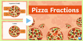 Pizza Fractions Game - Primary Resources (teacher made)